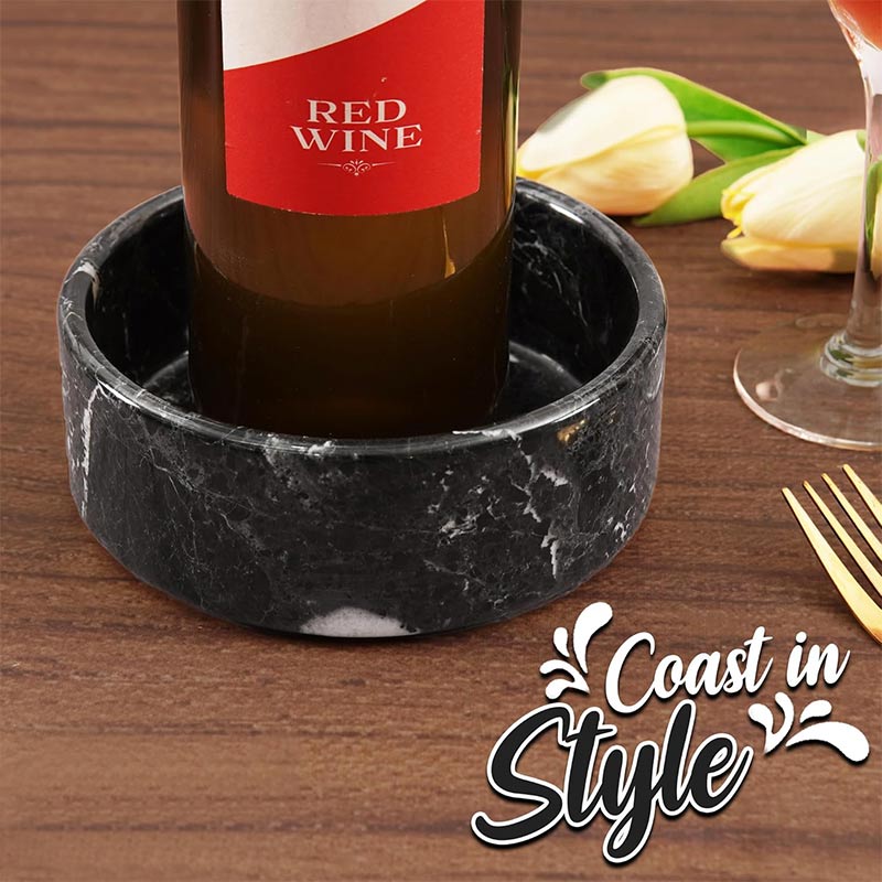 Marble Wine Bottle Coaster – Radicaln CA